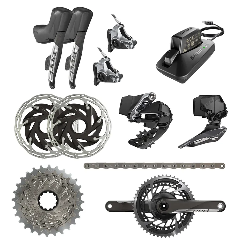 SRAM Red eTap AXS 2X Complete Groupset 10-33T 172.5